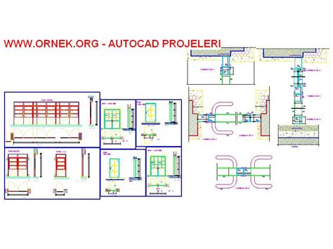 Demir kapı nokta detayı dwg projesi Autocad Projeler