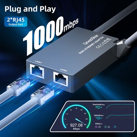 Starlink V2 Ethernet Adapter Dual Rj45 Port For Standard Actuated Gen 2 Starlink Shopee Malaysia