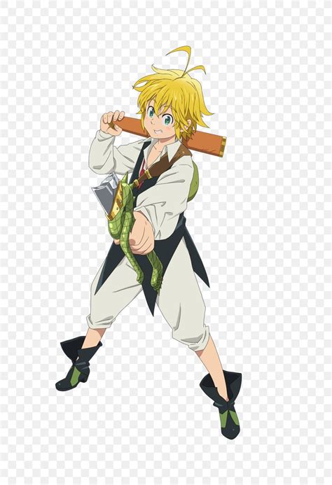 Meliodas The Seven Deadly Sins Cosplay Png 750x1200px Watercolor