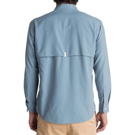 Quiksilver Waterman Trailblazing Long Sleeve Button Down Shirt Mens