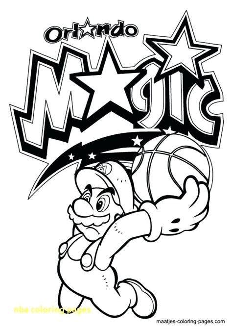 Nba Printable Coloring Pages At Free Printable