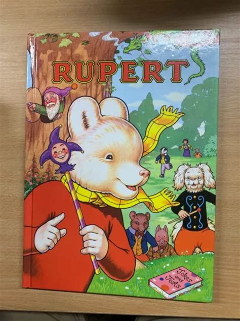1993 1994 RUPERT Bear Annual 58 Uk Largevintage Hardback Book P4