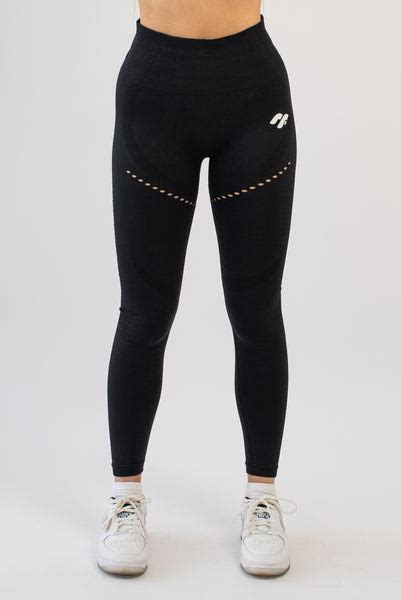Airflex Seamless Leggings Black Activewear Gym Leggings Robor
