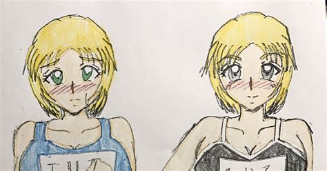 セーラー戦士化 高嶺ひかるとエリス・クロード スクール水着 樹東一のイラスト Pixiv