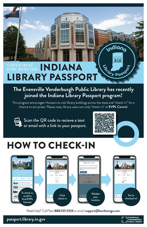 In Library Passport Evansville Vanderburgh Public Library