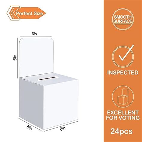 Snapklik Com VOISEN Pcs Ballot Boxes Suggestion Boxes Donation Box For Fundraising