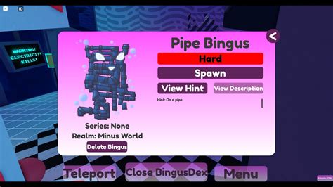 How To Get Pipe Bingus In Find The Binguses YouTube