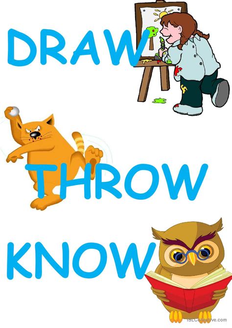 Flashcards Irregular Verbs Group English ESL Worksheets Pdf Doc