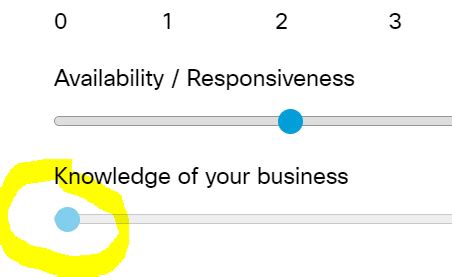 Change The Slider Question Clickable Buttons To Be A Different Color