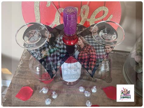 Mdf Wood Sublimation Wine Glass Holder Etsy