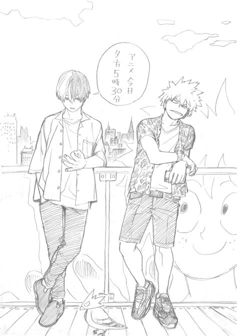 All Of Horikoshis Twitter Sketches On Tumblr