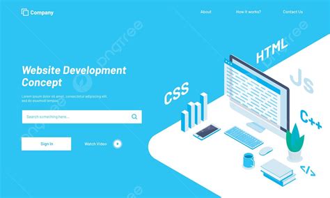 Isometric Desktop Illustration Featuring Various Programming Languages