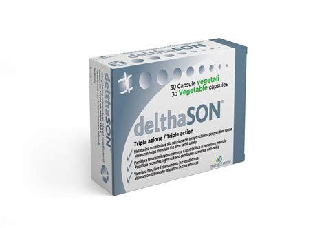 delthaSON ® 30 Capsule Integratore per il Sonno - Deltha Pharma