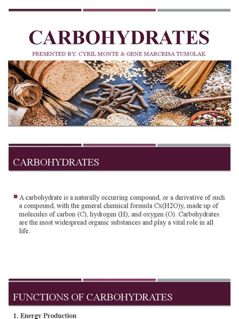 Carbohydrates Pdf Carbohydrates Glucose