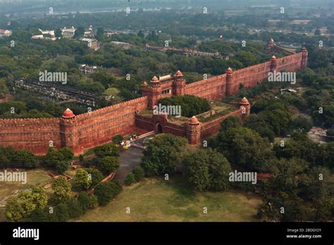 Red Fort Delhi Aerial