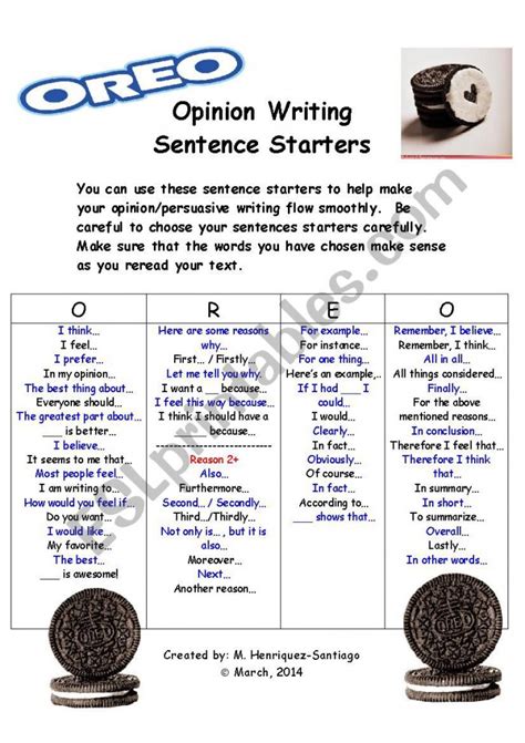 Sentence Frames For Persuasive Writing Worksheets 99worksheets