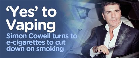 Simon Cowell Swaps His Cigarettes For E Cigarettes Matchless E Cig Uk