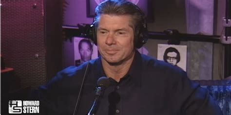 Vince Mcmahons 2001 Interview With Radio Legend Howard Stern Was
