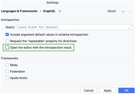 Graphql Webstorm Documentation