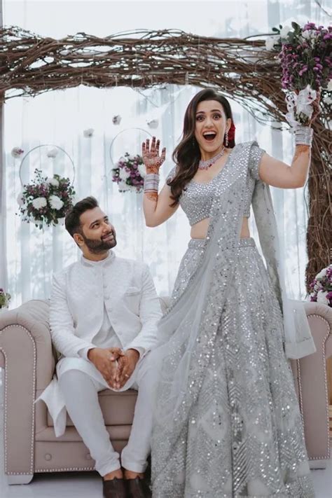 Indian Engagement Dresses For Brides
