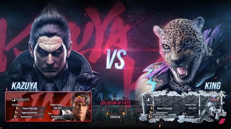 Tekken 8 Ranked Ft2 Kazuya Vs King Aggressive Set Youtube