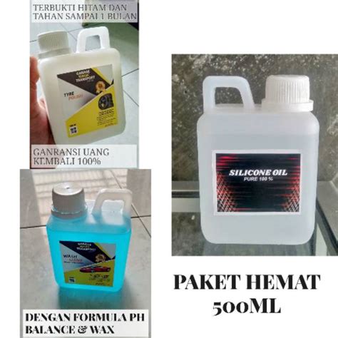 Jual Silicon Oil Semir Ban Dan Body Shampo Motor Mobil 500 Ml
