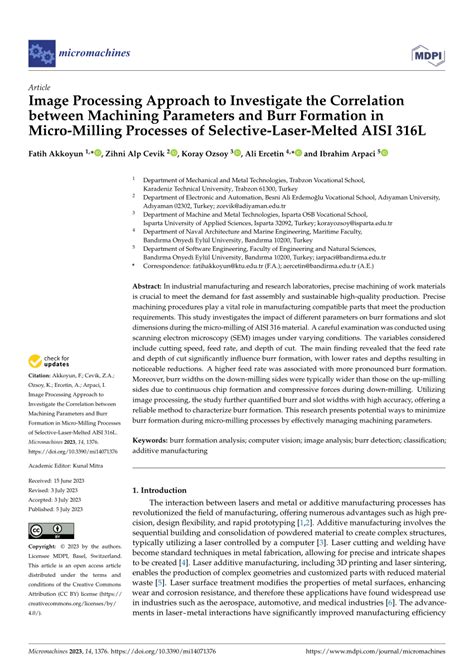 (PDF) Image Processing Approach to Investigate the Correlation between ...