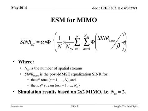 PPT PHY Abstraction For TGax System Level Simulations PowerPoint Presentation ID