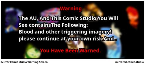 Mirror Comic Studio Warning Screen Comic Studio