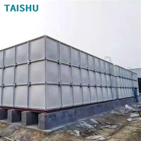 Fire Protection System Frp Grp Smc Fiberglass Rectangular 10000l Water