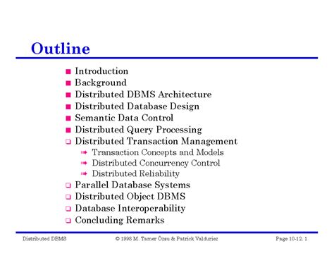 Transaction Lecture Notes All Outline Introduction Background
