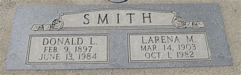 Donald Leamon Smith 1897 1984 Find A Grave Memorial