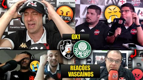 REAÇÕES dos VASCAÍNOS FURIOSOS a DERROTA VASCO 0X1 PALMEIRAS