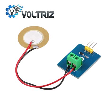 Módulo Sensor De Vibração E Toque Piezoelétrico Voltriz