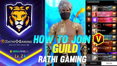 How To Join My V Badge Guild Global Top 1 Players Guild Rathi