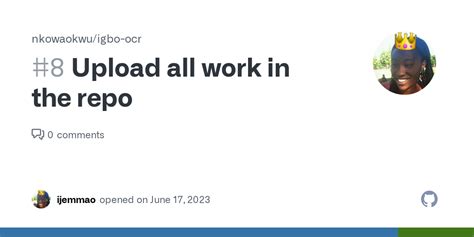 Upload All Work In The Repo · Issue 8 · Nkowaokwuigbo Ocr · Github
