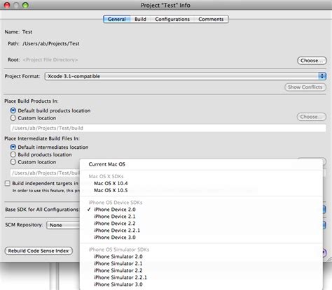 how to create a 2 x iphone app project with sdk 3 0 the app business blog