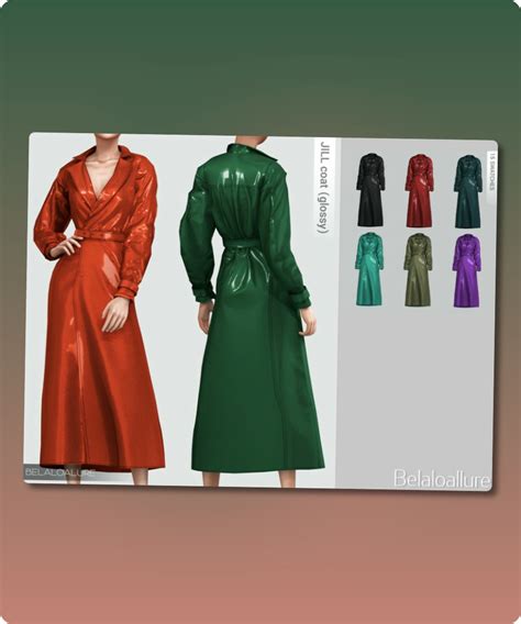 Belaloallurejill Coat Glossypatreon By Belal1997 Sims 4
