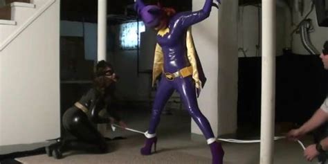 Batgirl Caught In The Cat Lair