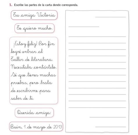 Partes De Una Carta Interactive Activity Porn Sex Picture