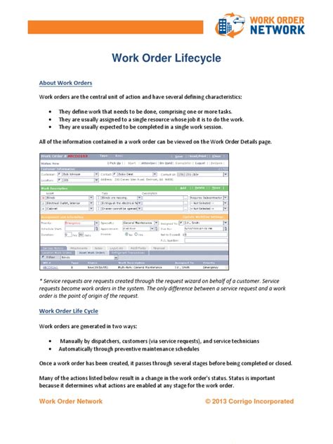 pdf work order lifecycle overview dokumen tips