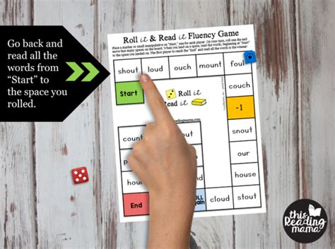 FREE Diphthong Fluency Games This Reading Mama