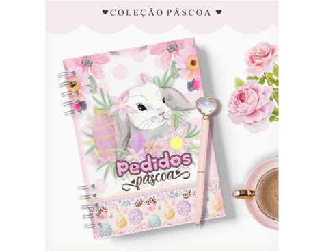 Caderno De Pedidos Tema Páscoa Elo7 Produtos Especiais