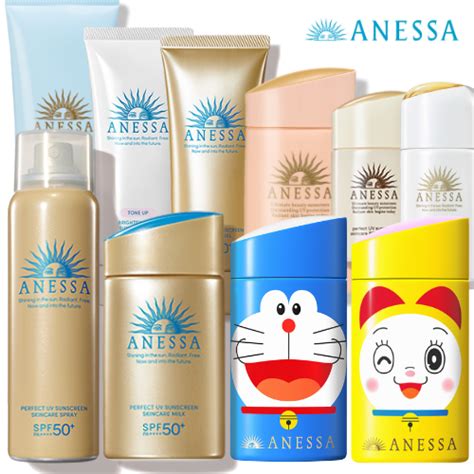 Shiseido 資生堂 Anessa安耐曬 金鑽高效防曬 噴霧 美白精華 哆啦a夢聯名 小叮噹防曬 敏感肌 兒童防曬 蝦皮購物