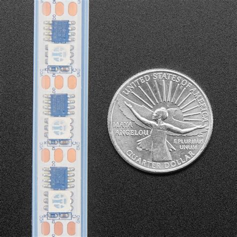 Adafruit High Density Neopixel Uv Led Strip With 60 Ledm White Pcb