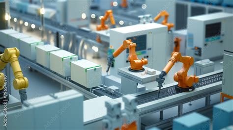 Collaborative Robots Cobots Working Alongside Human Workers In