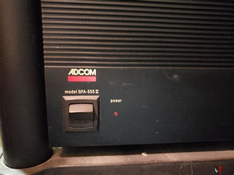Adcom Gfa 555 Mkii Amp And Adcom Gsp 560 Surround Processor Amp Photo