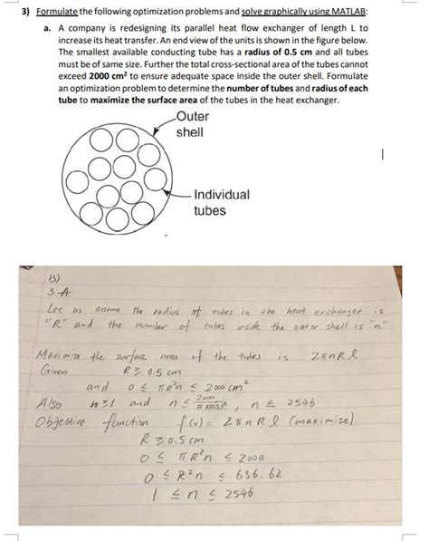 Solved 3 Formulate The Following Optimization Problems And