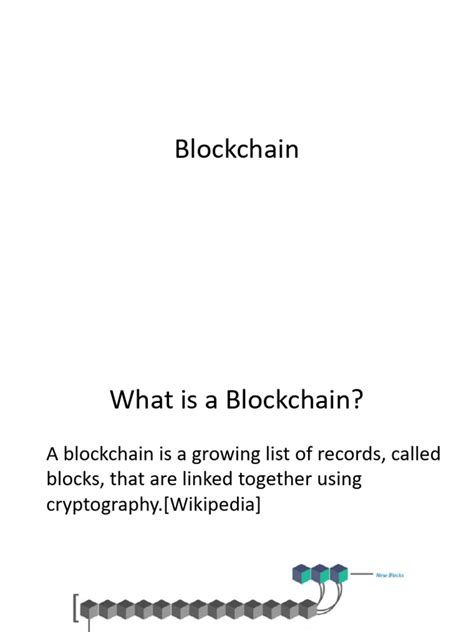 Blockchain Ppt Pdf Cryptocurrency Bitcoin