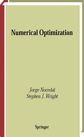 Numerical Optimization OptimizationCity